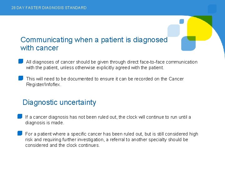 28 Day Faster Diagnosis Standard Ed Nicolle Cancer