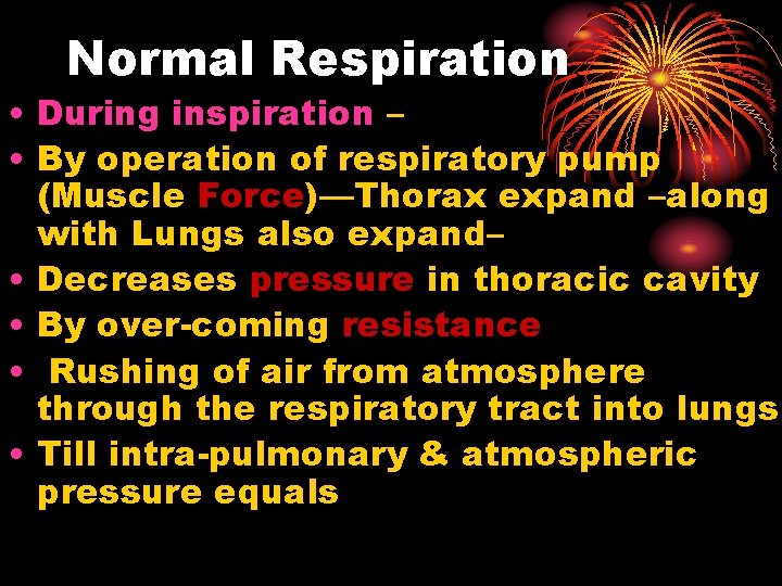 Mechanics of respiration By Dr M B Bhat