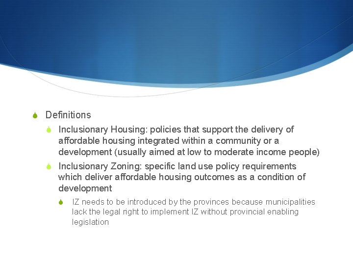 Inclusionary Zoning By Carmen Charles Summer Law Student
