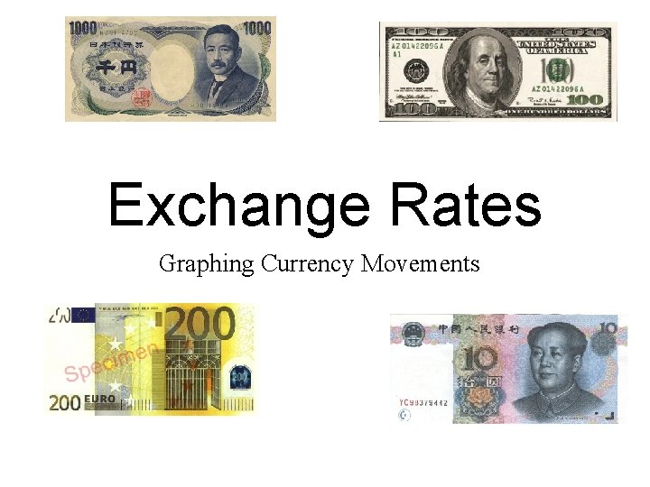 Exchange Rates Graphing Currency Movements Exchange Rates Nominal