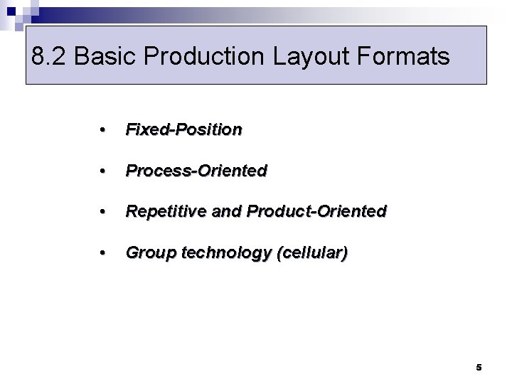Operations Management I Departamento de Organizacin de Empresas