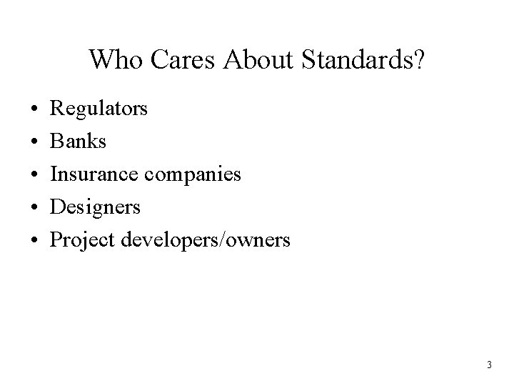 The International Design Standard for Offshore Wind Turbines