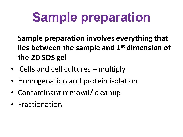 Mass spectrometry and proteomics Eva Dimitrova and Jessica