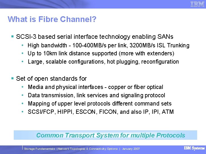 Storage Fundamentals Network Topologies and Connectivity Options Ulla