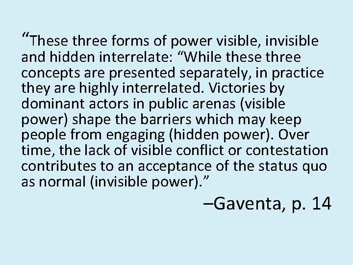 An Overview of John Gaventas Powercube Part 1