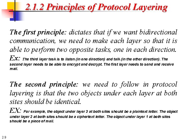 Chapter 2 Network Models Copyright The Mc GrawHill