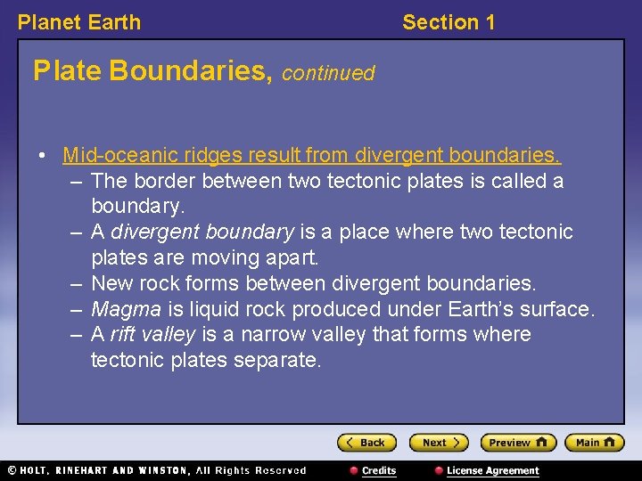Planet Earth Section 1 What is Earths Interior