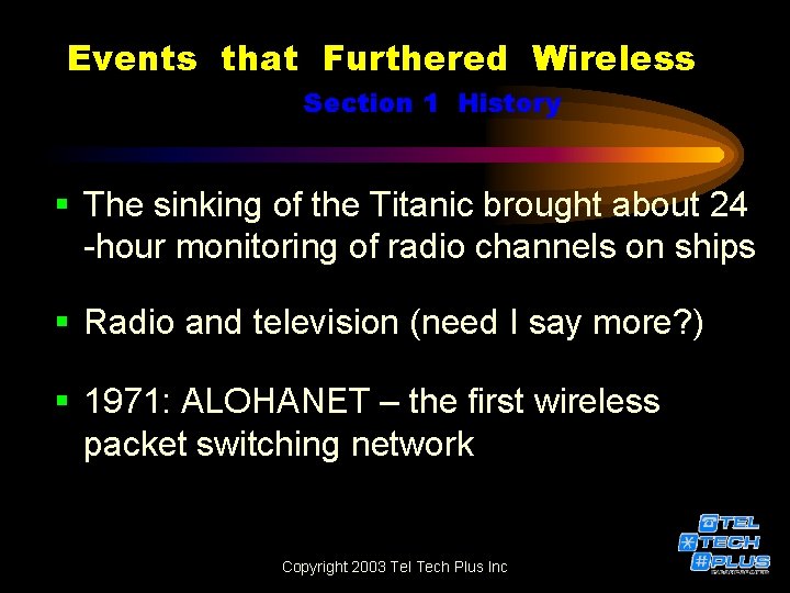 Wireless Without Worry Secure Wireless Networking Tuesday May