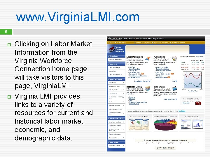 NAVIGATING THE VIRGINIA WORKFORCE CONNECTION WEBSITE JOHN TYLER