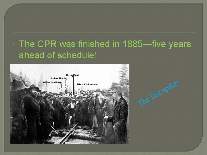 The Canadian Pacific Railway Connecting Canada Sea to