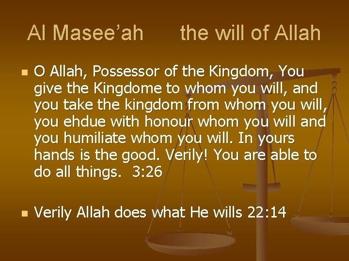 Al Qadaa wal Qadr The Divine Decree The