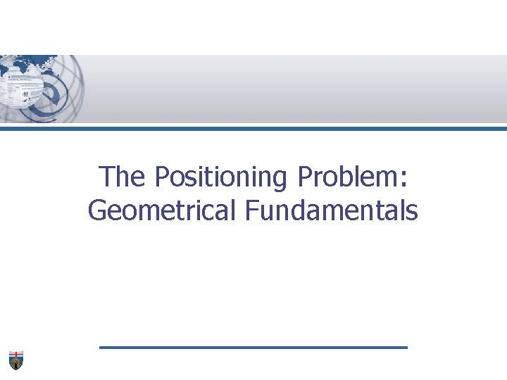 Modulo 16 Discovery Identification Localization Global Positioning System