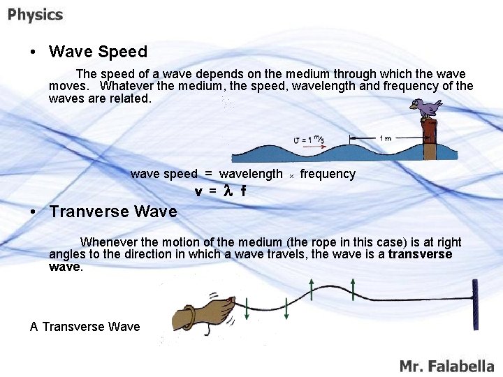 Vibration and Waves All around us we see