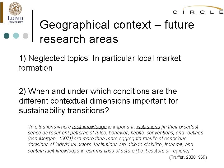 The Geography of Sustainability Transitions A Literature Review