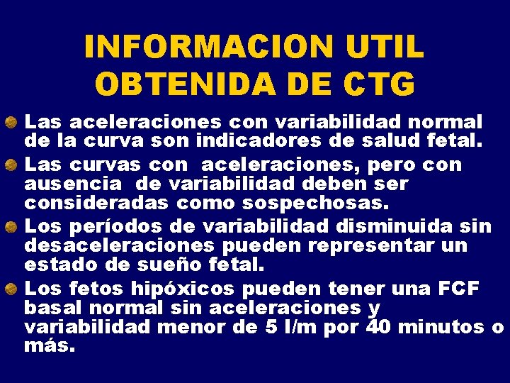 INTERPRETACION DE LA CTG final Consideraciones finales INFORMACION