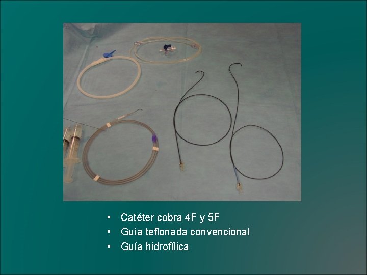 Toma de muestras selectiva en venas suprarrenales Tcnica