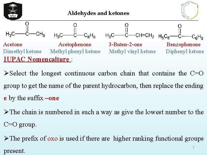 Aldehydes and ketones 1435 1436 2014 2015 1