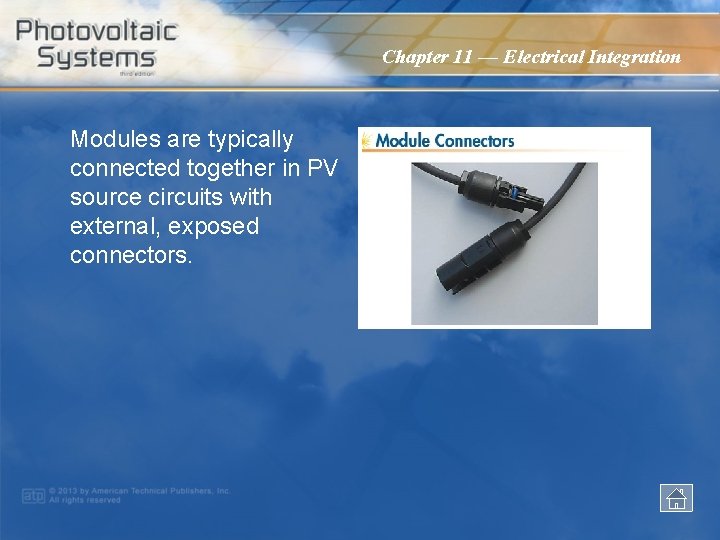 Power Point Presentation Chapter 11 Electrical Integration National