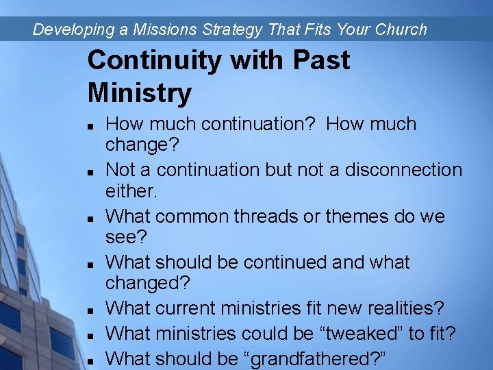 Developing a Missions Strategy That Fits Your Church
