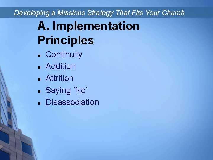 Developing a Missions Strategy That Fits Your Church