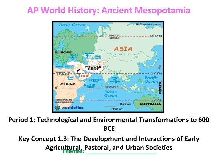 AP World History Ancient Mesopotamia Period 1 Technological