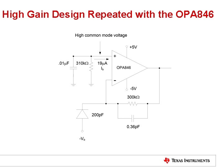 Texas Instruments High Speed Amplifiers Simple Transimpedance Designs