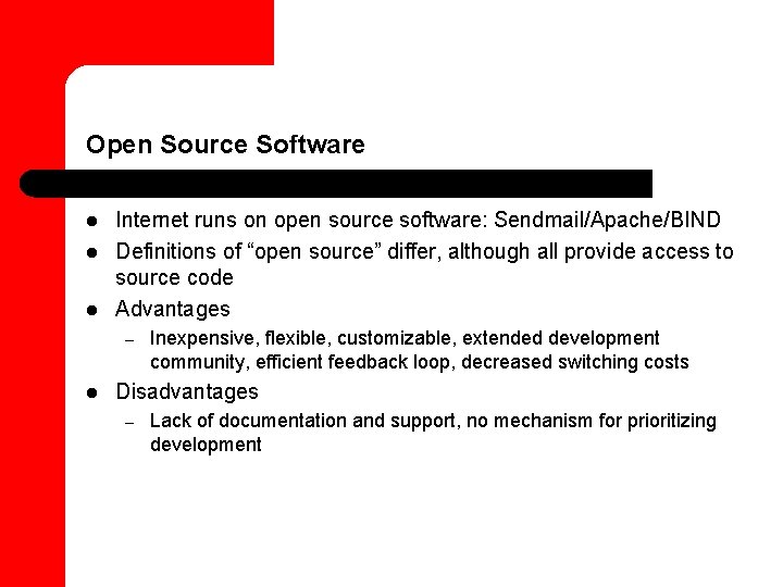 Openness and the Internet A Study in Internet