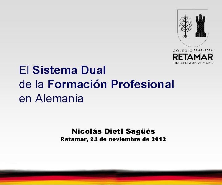 El Sistema Dual de la Formacin Profesional en