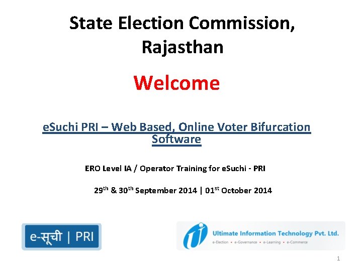State Election Commission Rajasthan Welcome e Suchi PRI