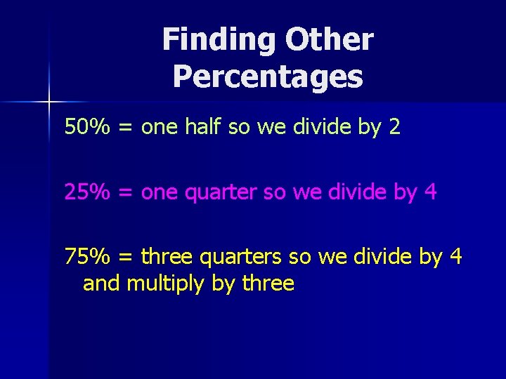 Parents Guide to Percentages This Power Point Presentation