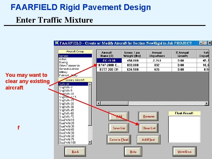 FAA Pavement Design Rigid Pavement FAARFIELD Design Example