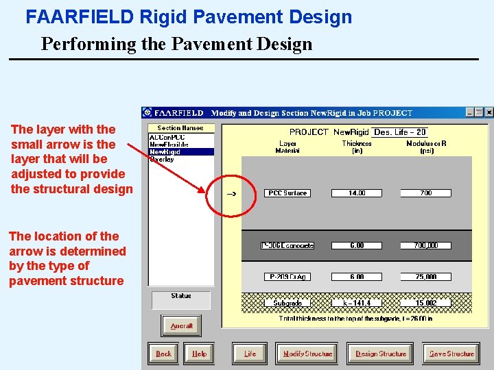 FAA Pavement Design Rigid Pavement FAARFIELD Design Example