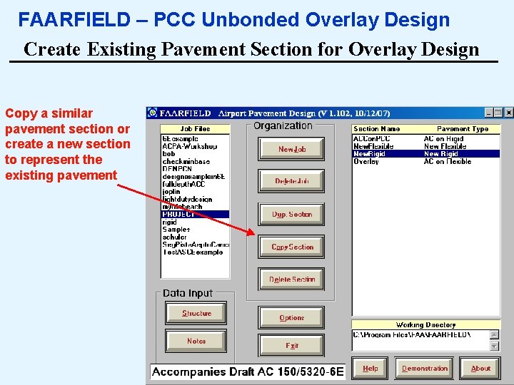 FAA Pavement Design Rigid Pavement FAARFIELD Design Example