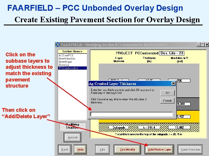 FAA Pavement Design Rigid Pavement FAARFIELD Design Example