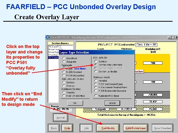 FAA Pavement Design Rigid Pavement FAARFIELD Design Example