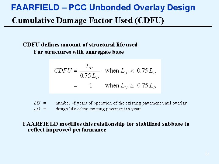 FAA Pavement Design Rigid Pavement FAARFIELD Design Example
