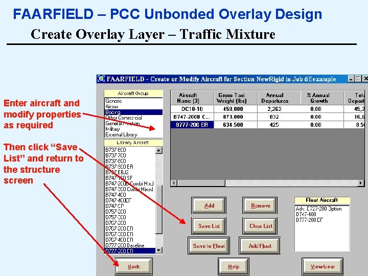 FAA Pavement Design Rigid Pavement FAARFIELD Design Example