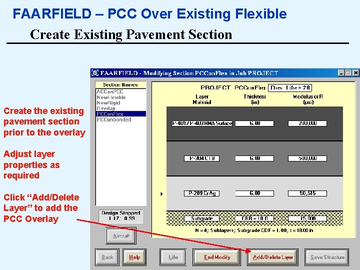 FAA Pavement Design Rigid Pavement FAARFIELD Design Example