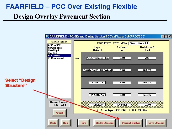 FAA Pavement Design Rigid Pavement FAARFIELD Design Example