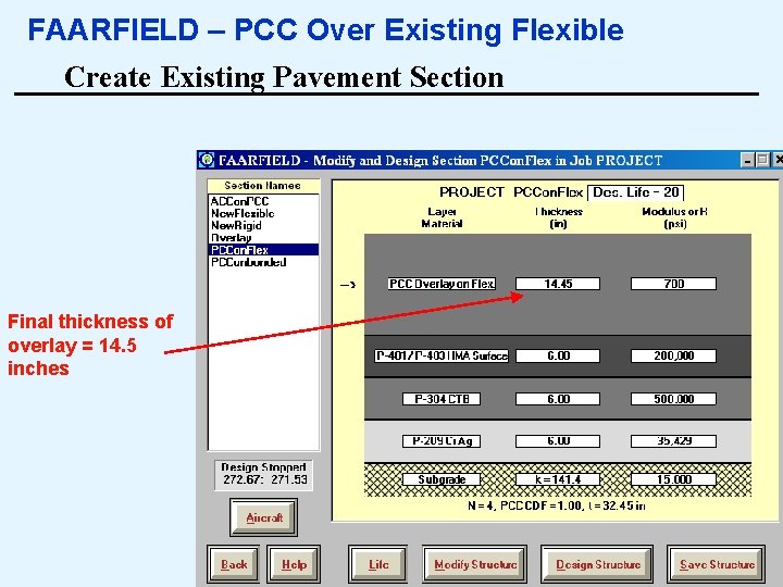 FAA Pavement Design Rigid Pavement FAARFIELD Design Example