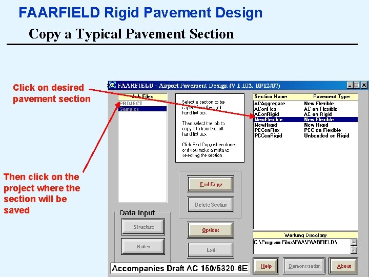 FAA Pavement Design Rigid Pavement FAARFIELD Design Example
