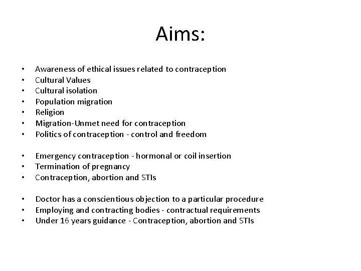 Cultural Aspects of Contraception By Dr Sadaf Cheema
