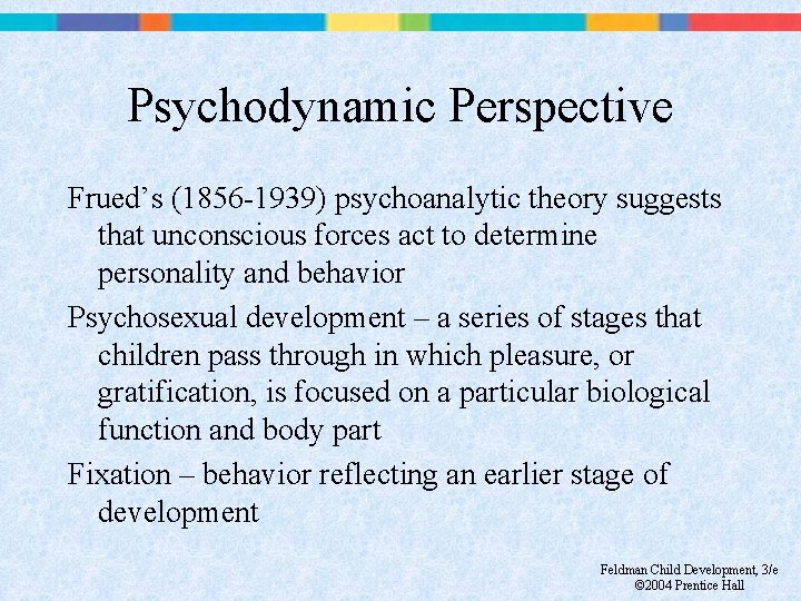 Child Development 3e by Robert Feldman Chapter 2
