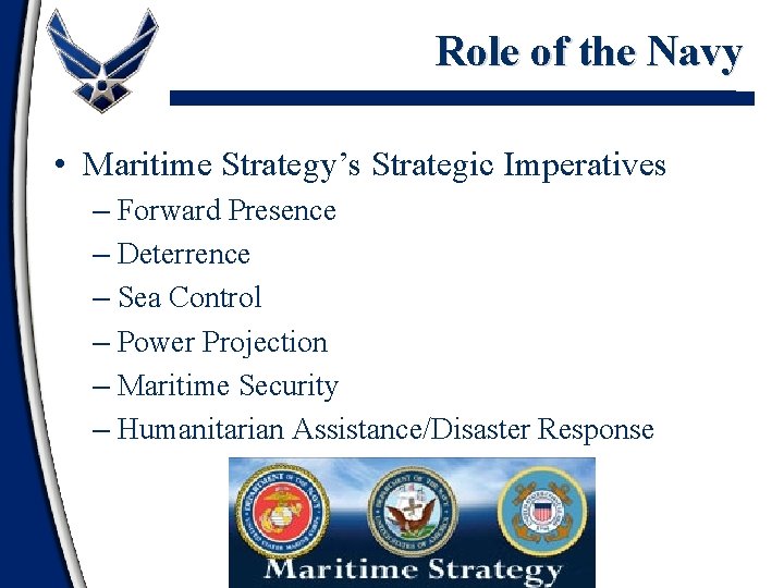 Current Event Brief Department of the Navy SOBs