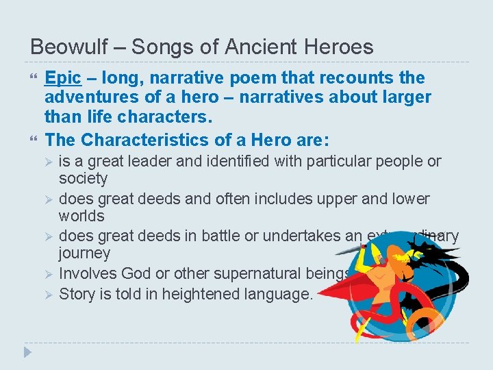 Beowulf Songs of Ancient Heroes Epic long narrative