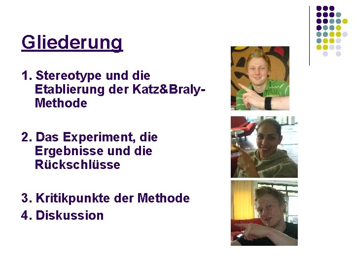 Daniel Katz und Kenneth W Braly Racial stereotypes