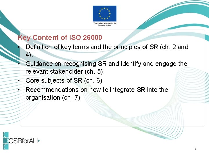 ISO 26000 What is ISO ISO International Organization