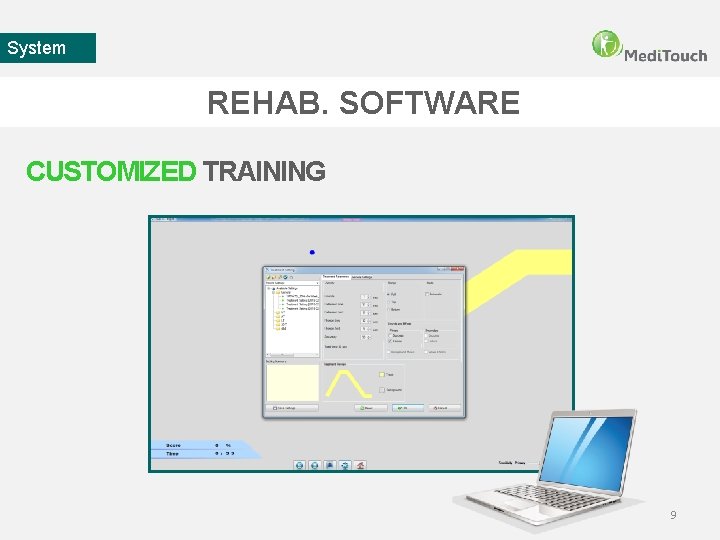 New Generation in Rehabilitation MEDITOUCH REHABILITATION SYSTEM Dr