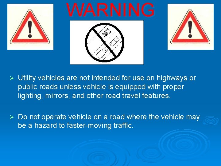 Utility Vehicle Safety Gators Mules Golf Carts Know