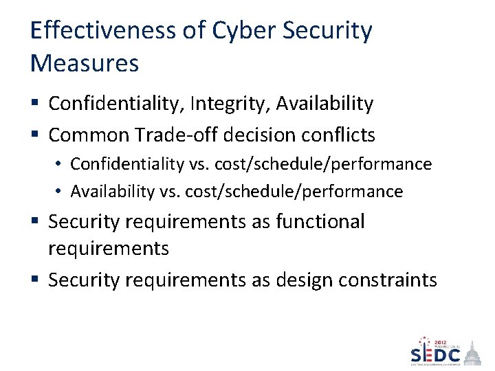 Key System Engineering Processes for Cost Effective Cyber